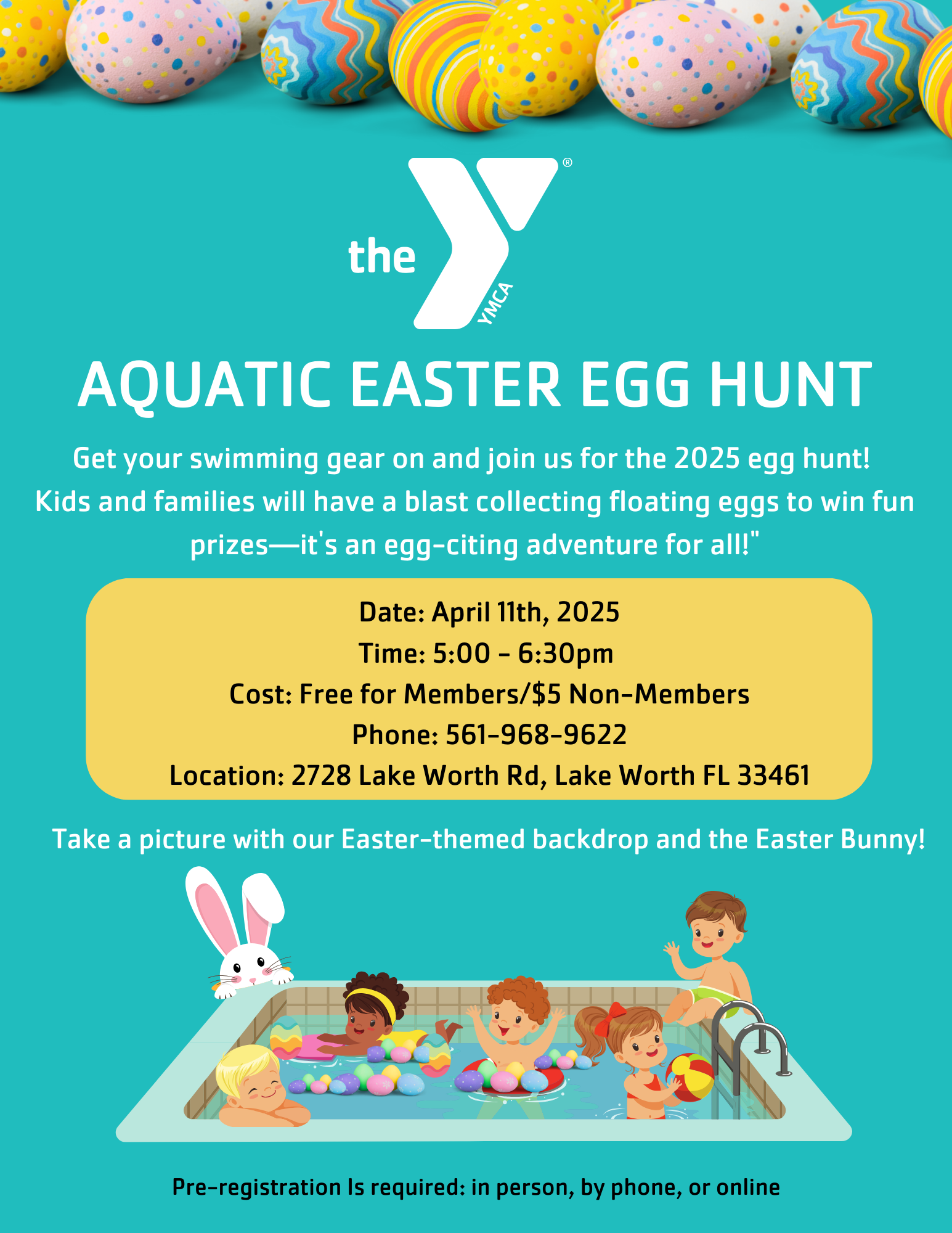 Floating Egg Hunt | YMCA of the Palm Beaches